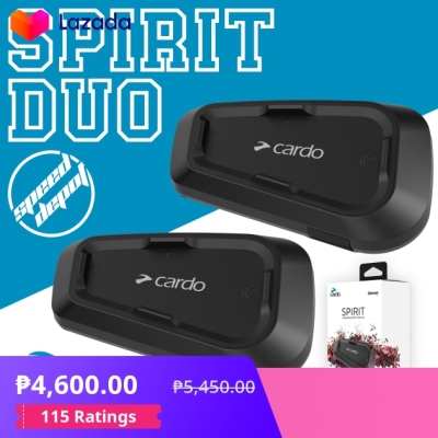 Cardo Spirit [Single / Duo] 2-Way Bluetooth 5.2 Intercom | Original ...