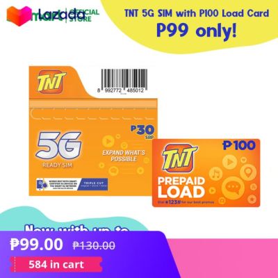 TNT Prepaid SIM Card with Load