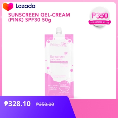 Brilliant Skin Pink Sunblock Sunscreen Gel Cream SPF30 50g