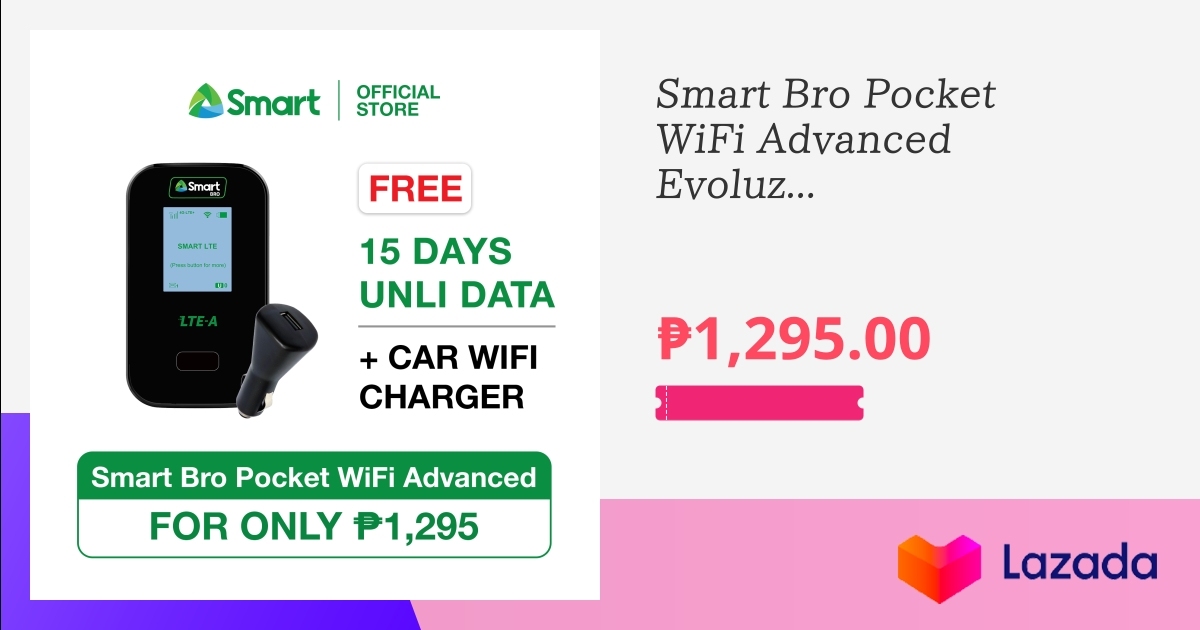Smart Bro Pocket WiFi Advanced Evoluzn PR7