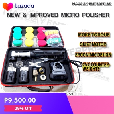 New Improved Micro Polisher DA and Rotary 1 and 2 inches Cordless ...