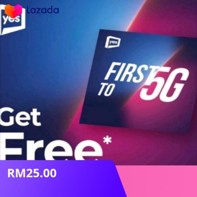 YES PREPAID SIM 5G + UNLIMITED DATA CALL PLAN 30 DAYS RM30 FREE 12GB ...