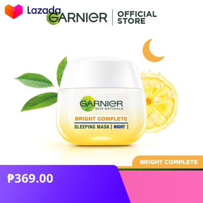 Garnier Bright Complete Night Yoghurt Sleeping Mask (50ML) Moisturizer ...