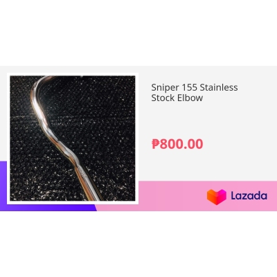 Sniper 155 Stainless Stock Elbow