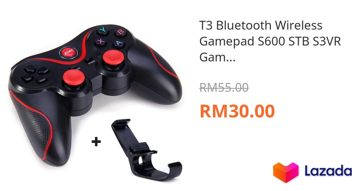 T3 Bluetooth Wireless Gamepad S600 STB S3VR Game Controller Joystick ...