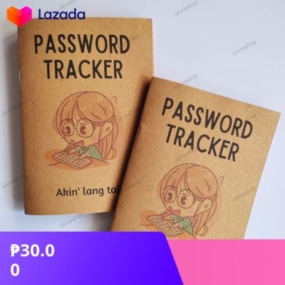 Check out password tracker kraft!₱30.00 only!Get it on Lazada now!