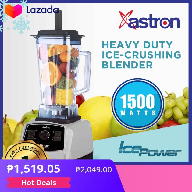 Astron Ice Power Heavy Duty Commercial Blender and Ice Crusher (1500W ...