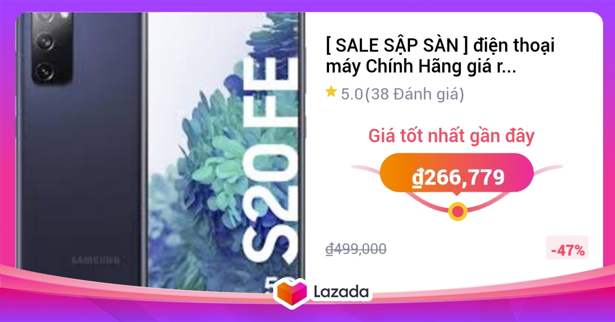 [ SALE SẬP SÀN ] điện thoại máy Chính Hãng giá rẻ Samsung Galaxy S20 FE ram 6G/128G, Màn hình ...