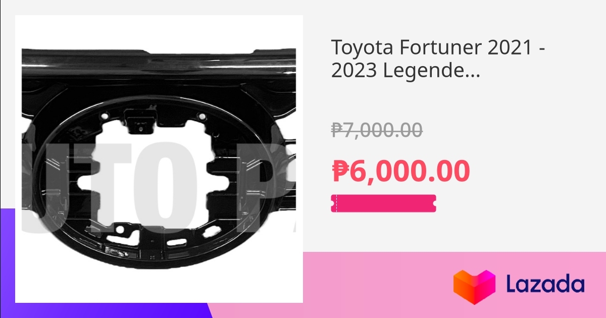 Toyota Fortuner 2021 - 2023 Legender LTD GRS GR Radiator Grille Grill