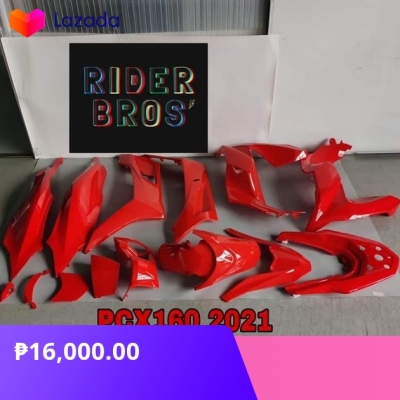 HONDA PCX 160 SET FAIRINGS FERRARI GLOSSY RED CUSTOM