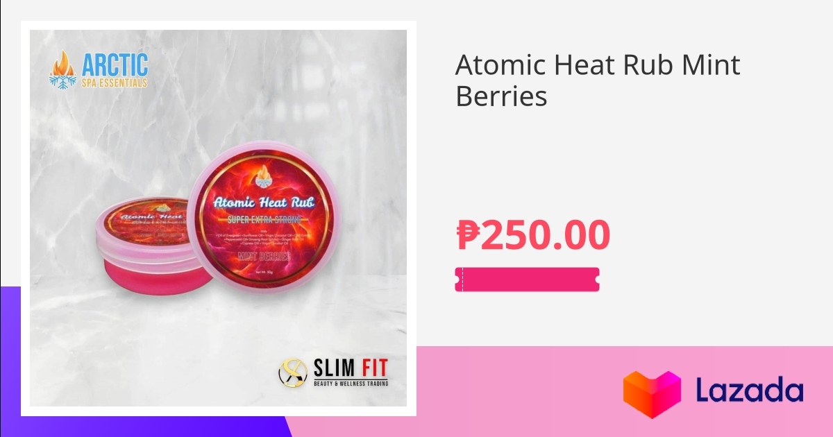 Atomic Heat Rub Mint Berries