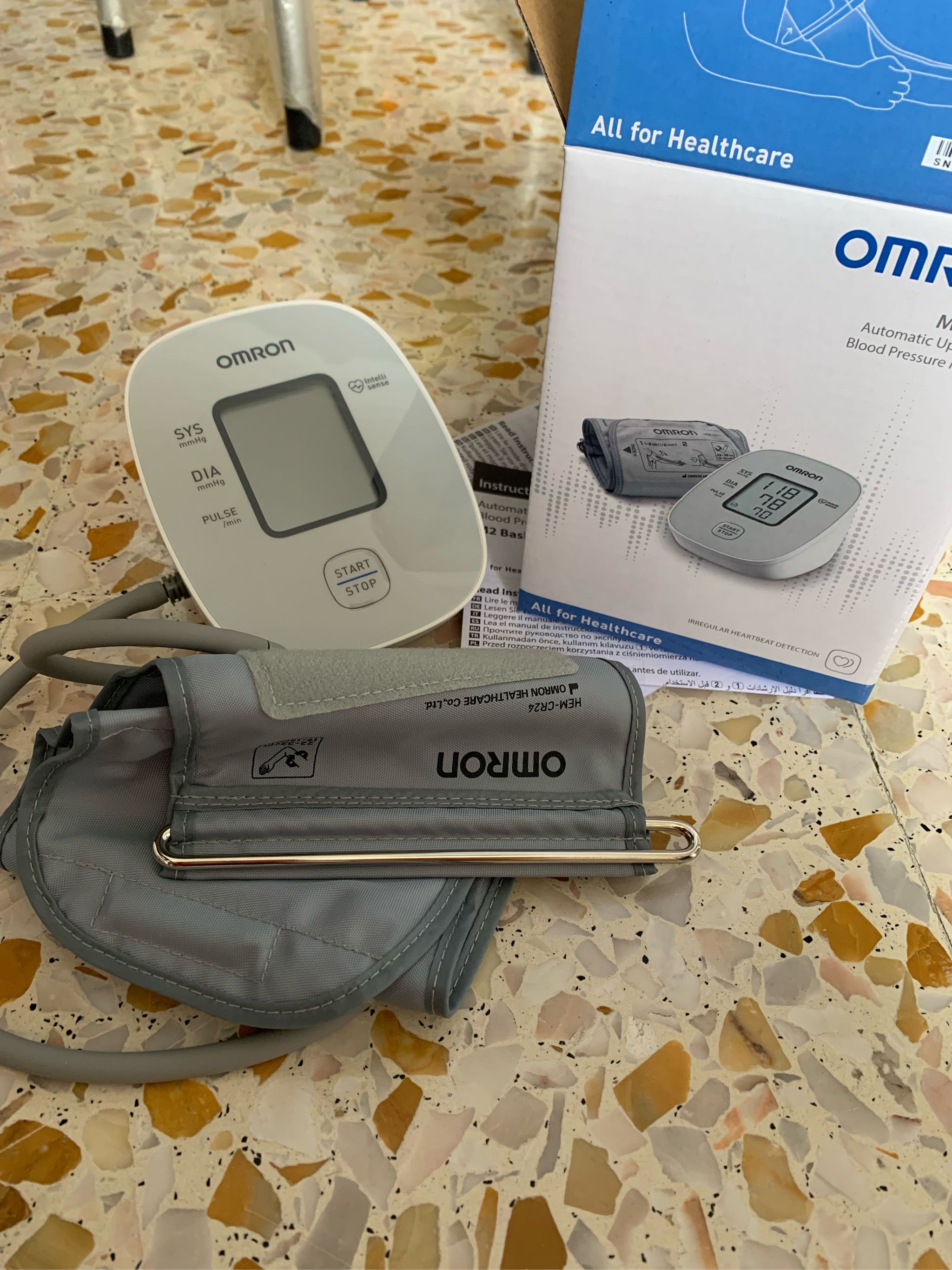 Omron M2 Basic (HEM-7121J-E) Upper Arm Blood Pressure Free Delivery ...