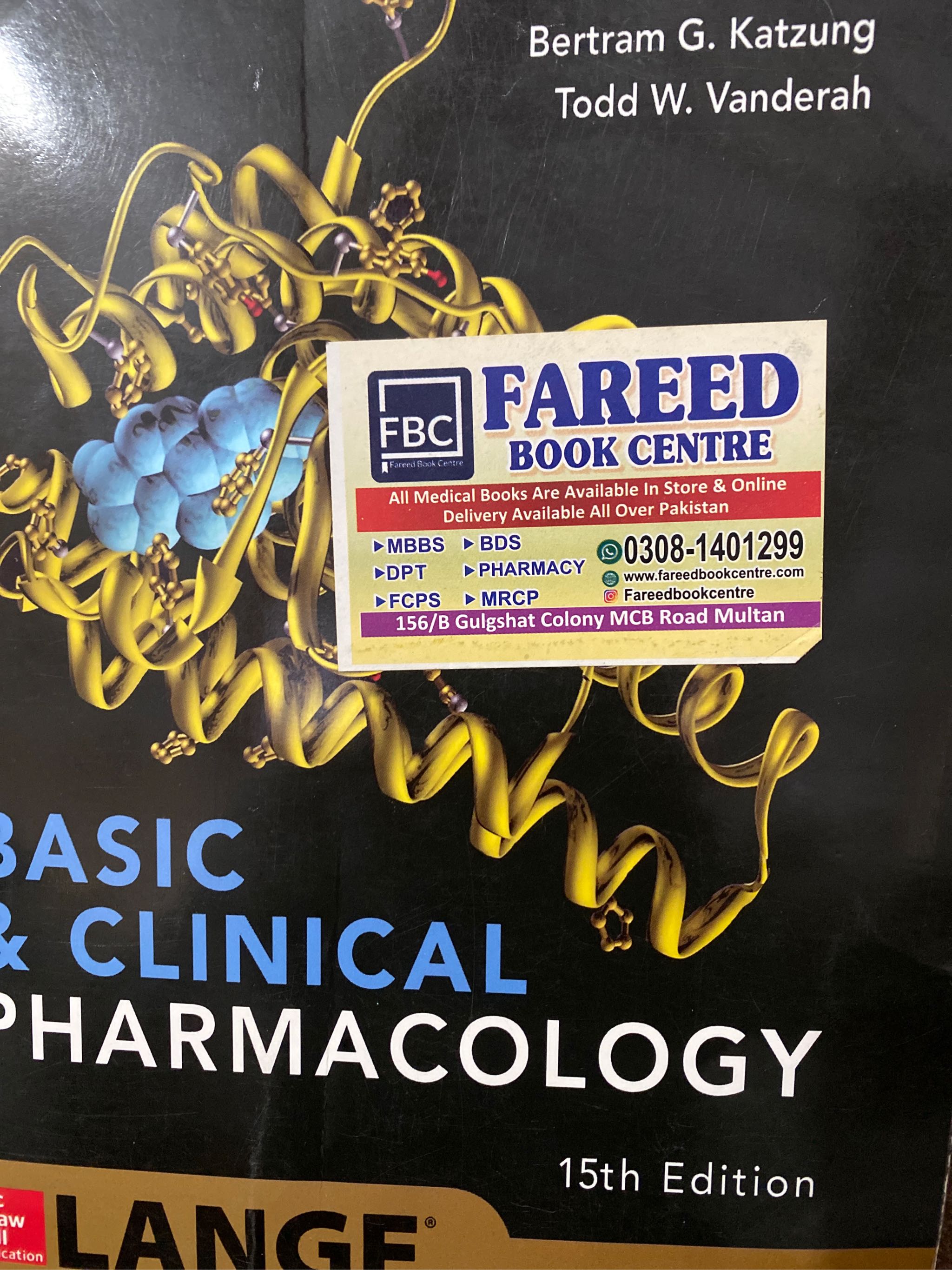 Basic And Clinical Pharmacology 15e By Bertram Katzung,, 56% OFF