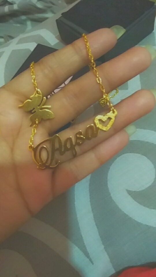 Aqsa name pendant store