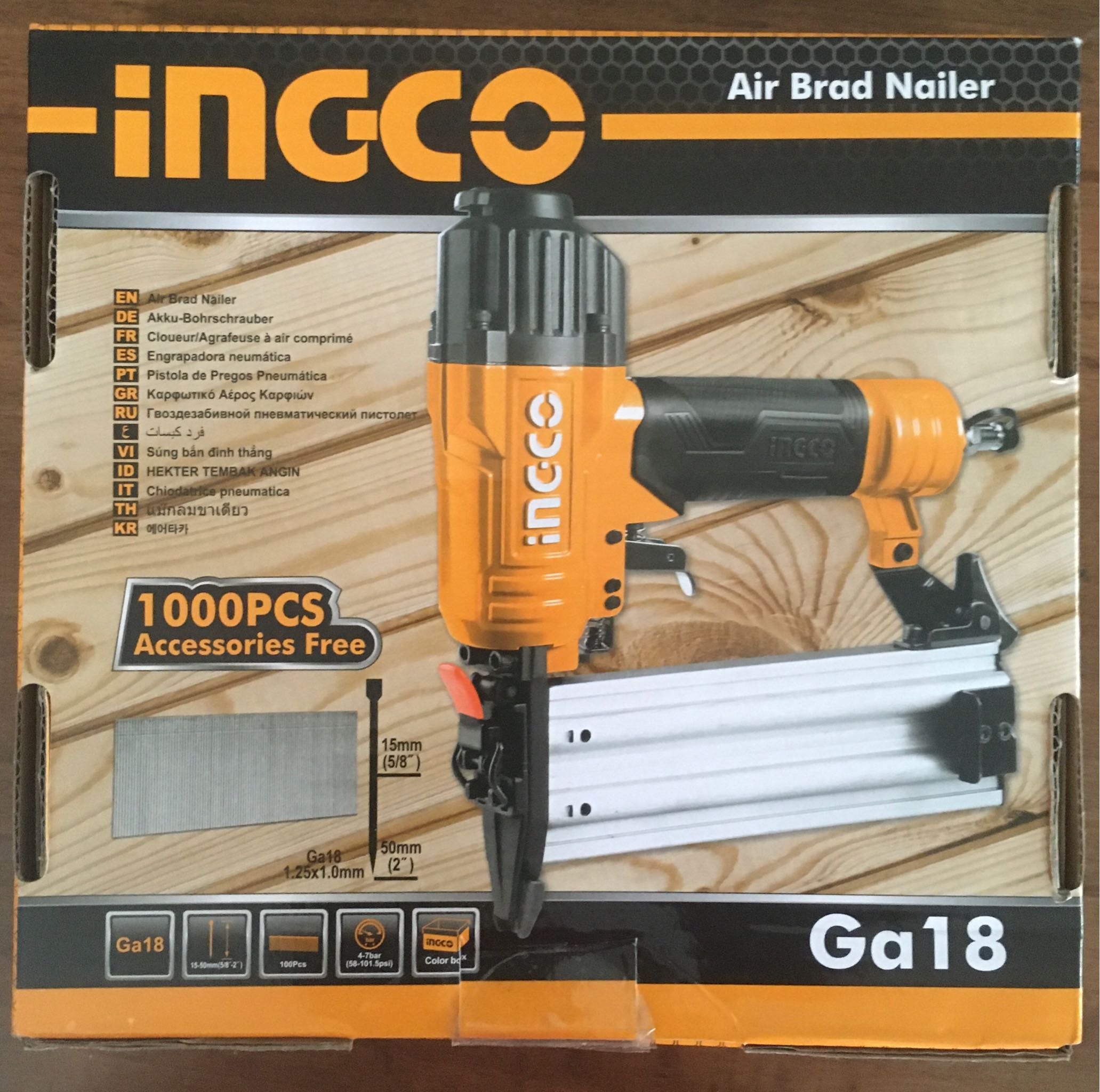 INGCO By Winland Air Brad Nailer Ga18 ABN15501 Lazada PH | atelier-yuwa ...