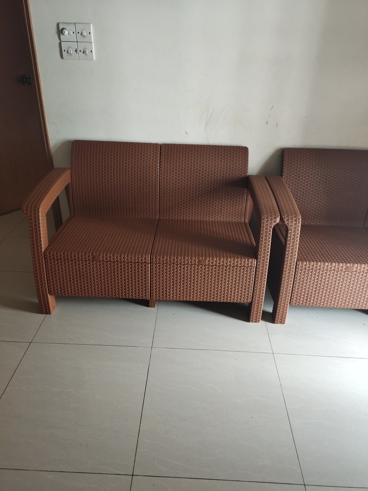 Good Quality Plastic Rattan Sofa Set, 49% OFF