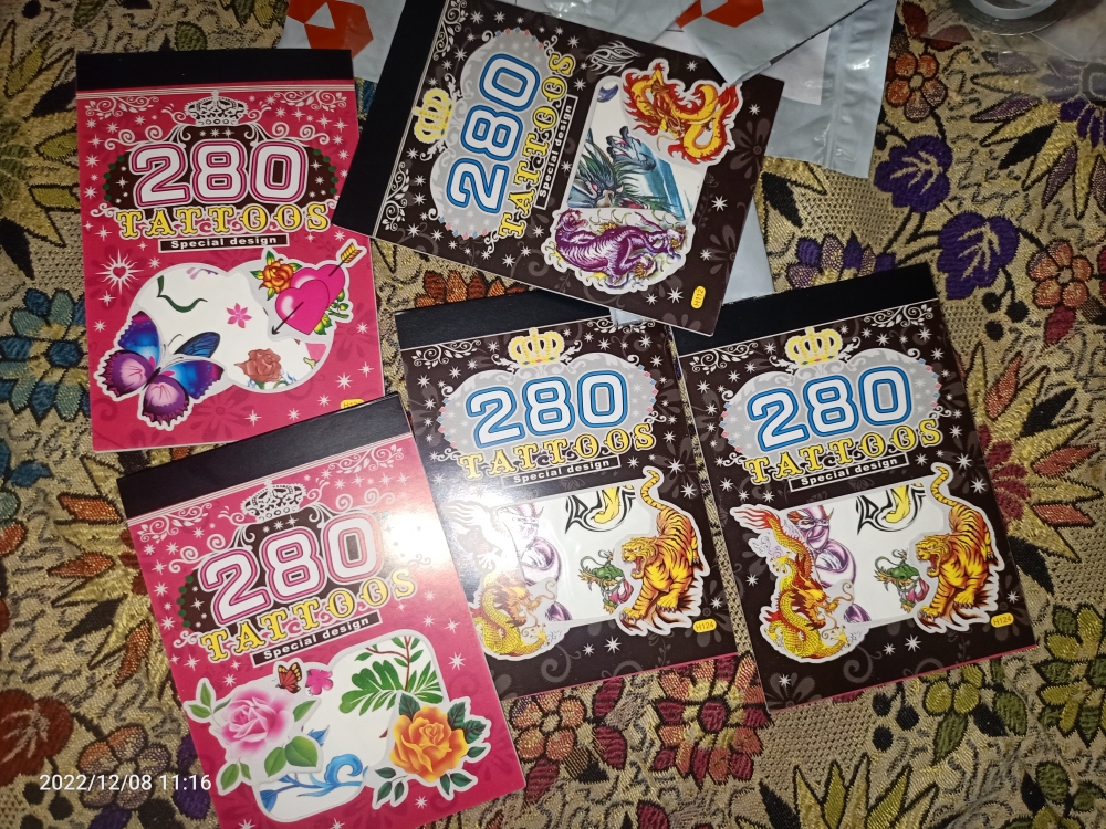Temporary tattoo booklet - Bronctattooaus.com