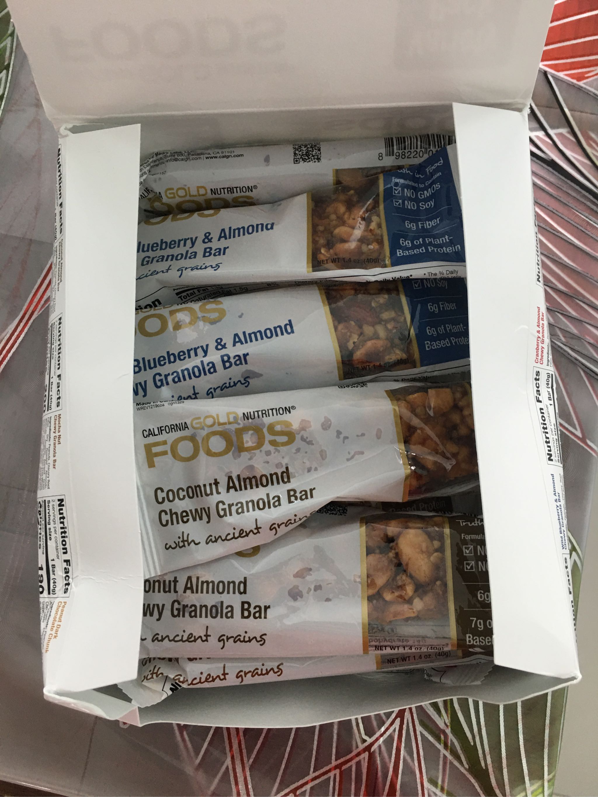 California Gold Nutrition Variety Pack Snack Bars