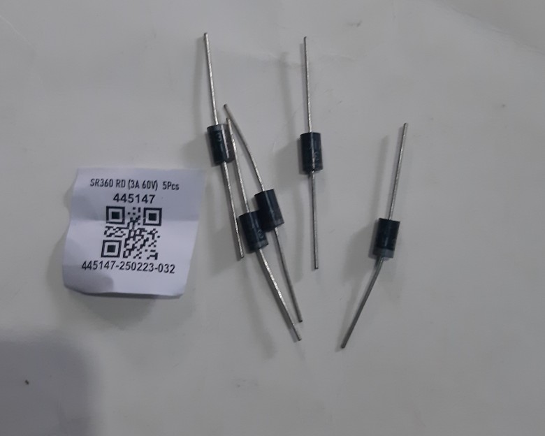 SR360 Schottky Barrier Rectifier Diode Pinout, Datasheet