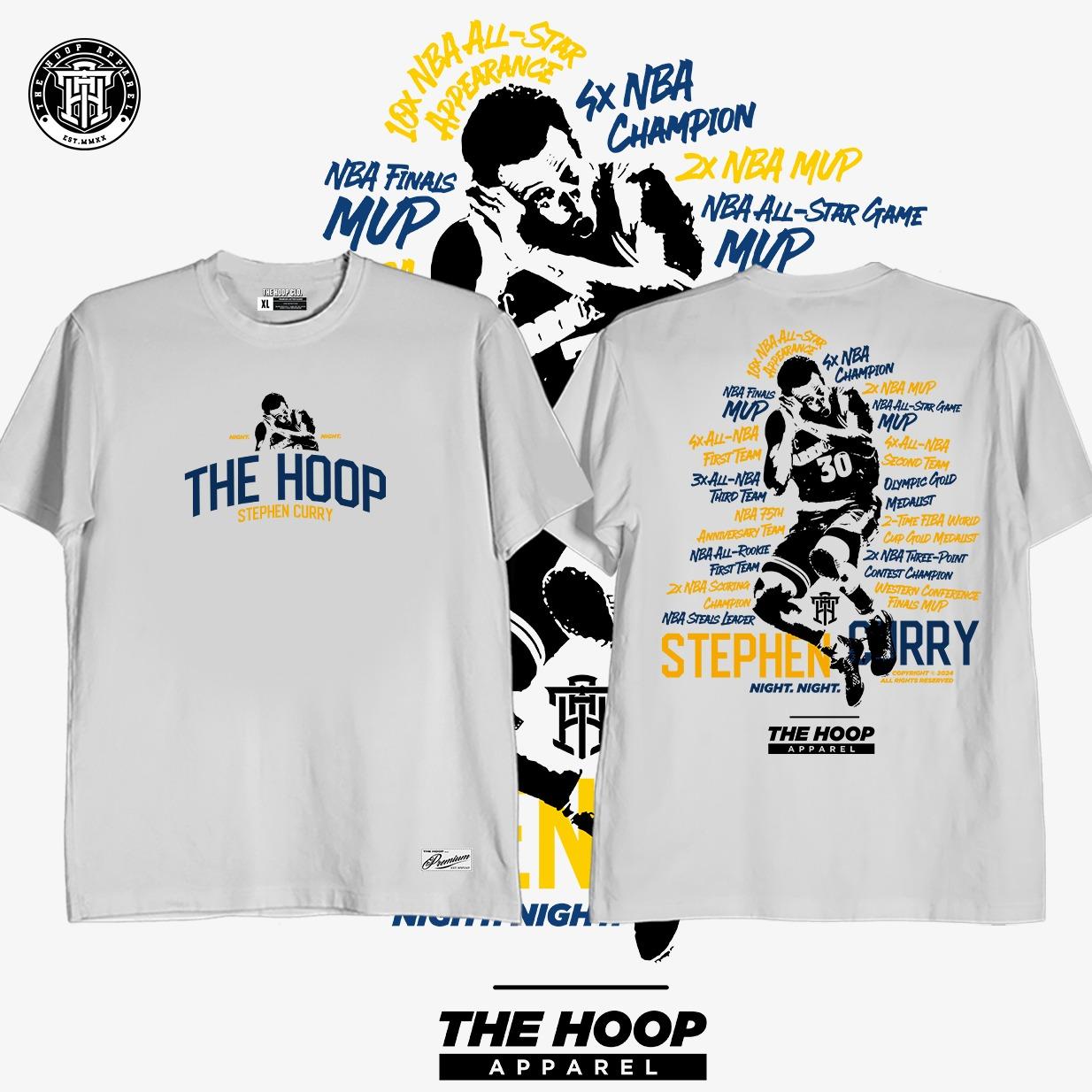 THE HOOP APPAREL STEPHEN CURRY SILHOUETTE GRAPHIC TSHIRT FOR MEN/UNISEX ...