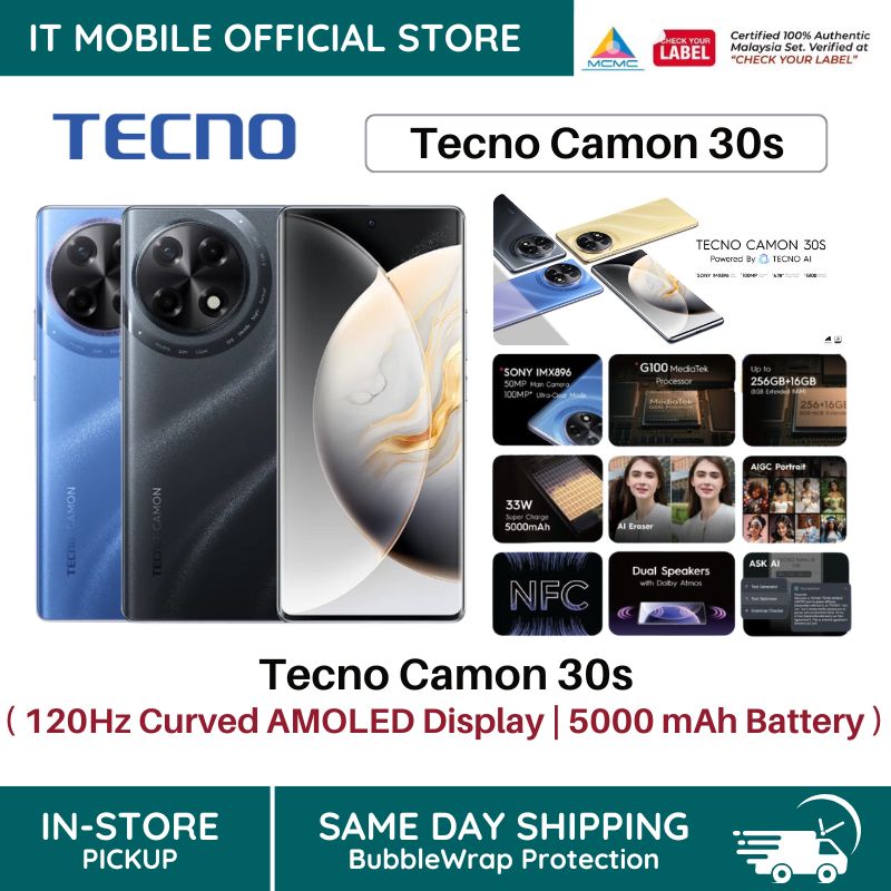 TECNO Camon 30S Price in Malaysia & Specs - RM799 | TechNave