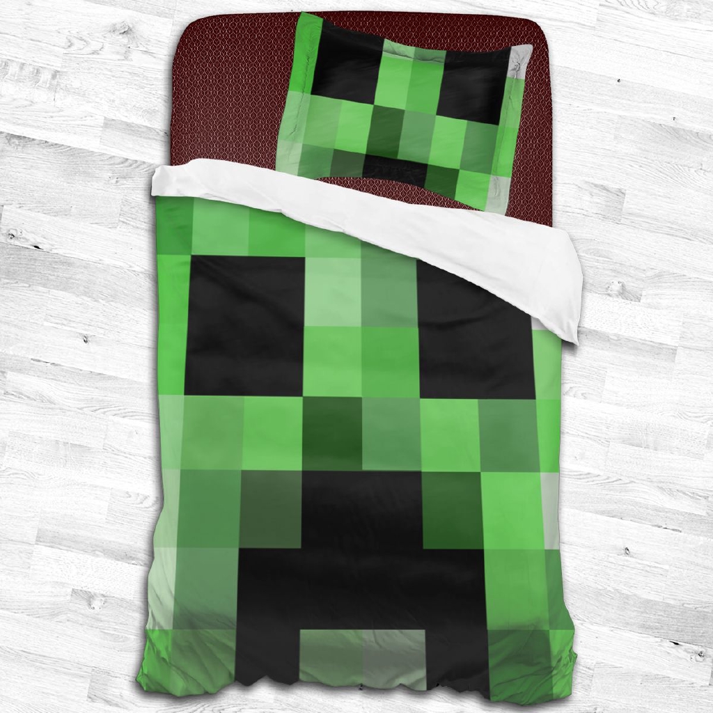 Pictures Of Minecraft Creeper Bed Set
