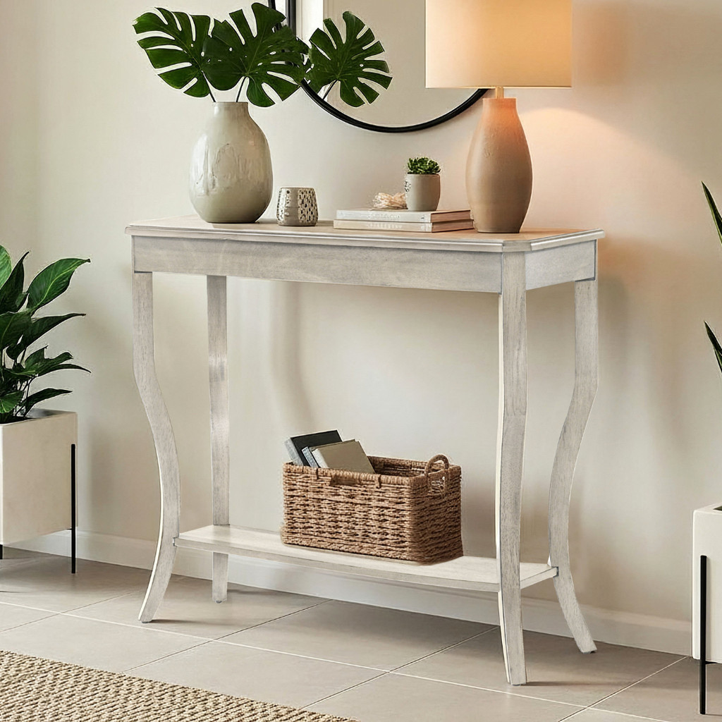 Synergy House Lona Console Table 2.9ft Minimalist Hallway & Entryway ...
