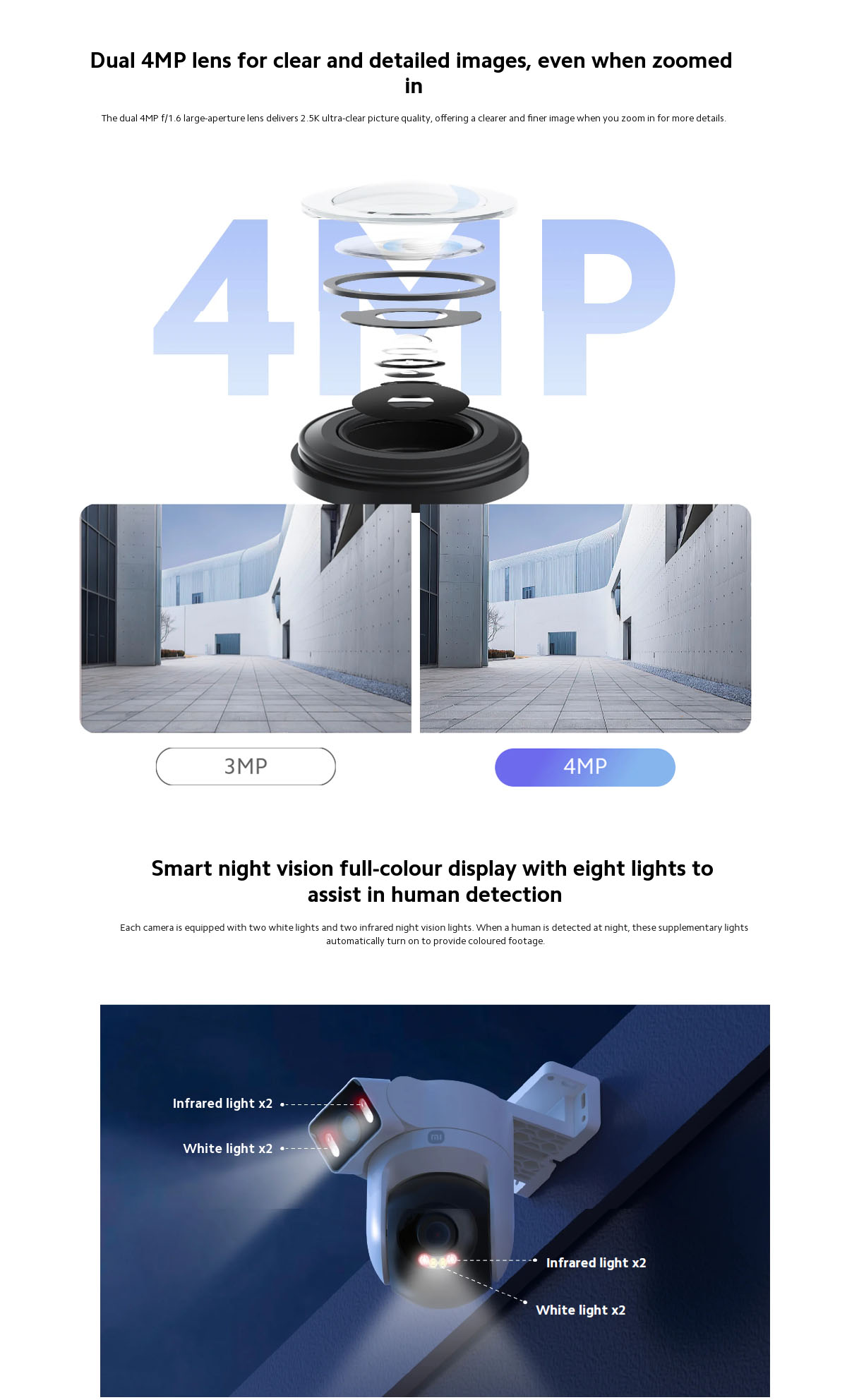 Xiaomi Outdoor Camera CW500 Dual – 2.5K AI Security Camera