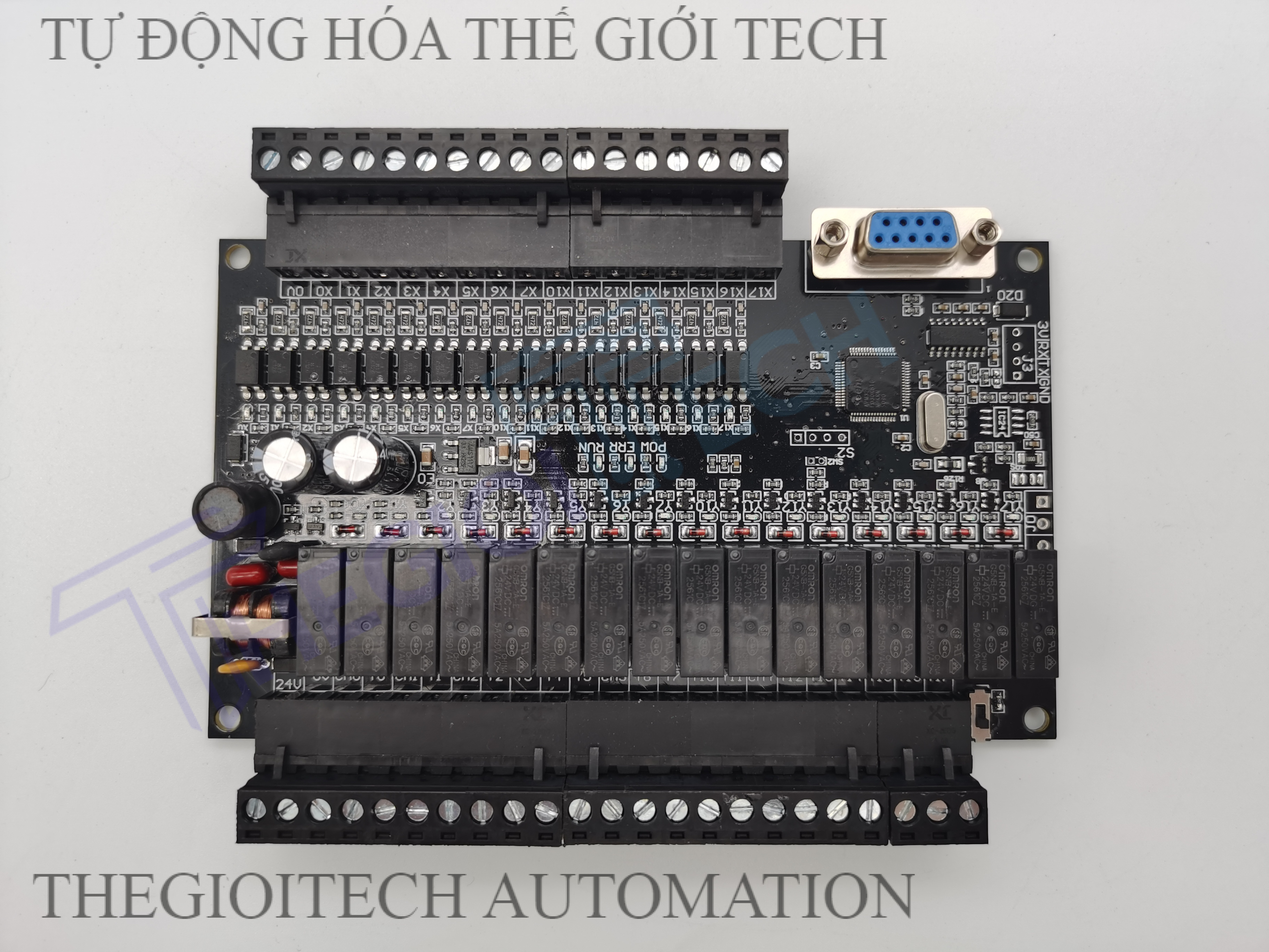 Board Lập Trình PLC HK HK2N FX2N 32MR 16 input 16 output relay 24V TTL ...