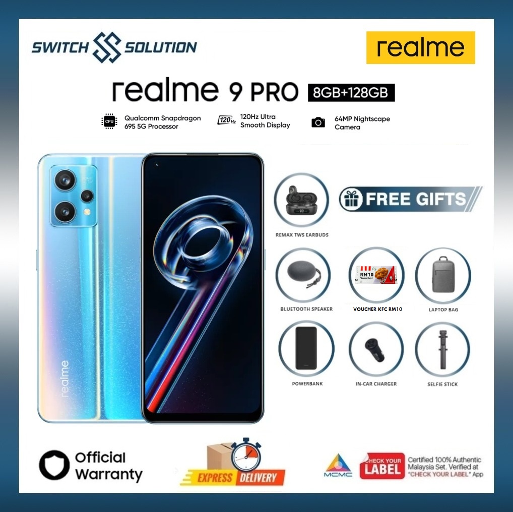 realme 9 Pro Price in Malaysia & Specs - RM1179 | TechNave