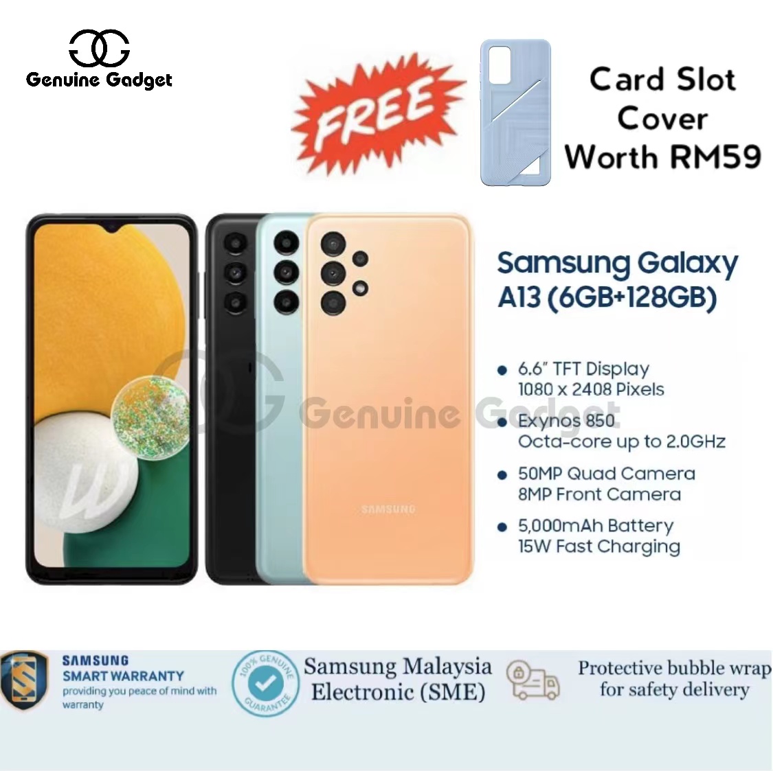 Samsung Galaxy A13 Price in Malaysia & Specs - RM699 | TechNave