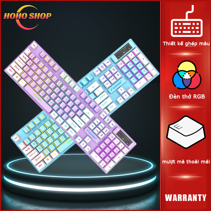 Bàn phím chơi game cao cấp - bàn phím có dây phối màu