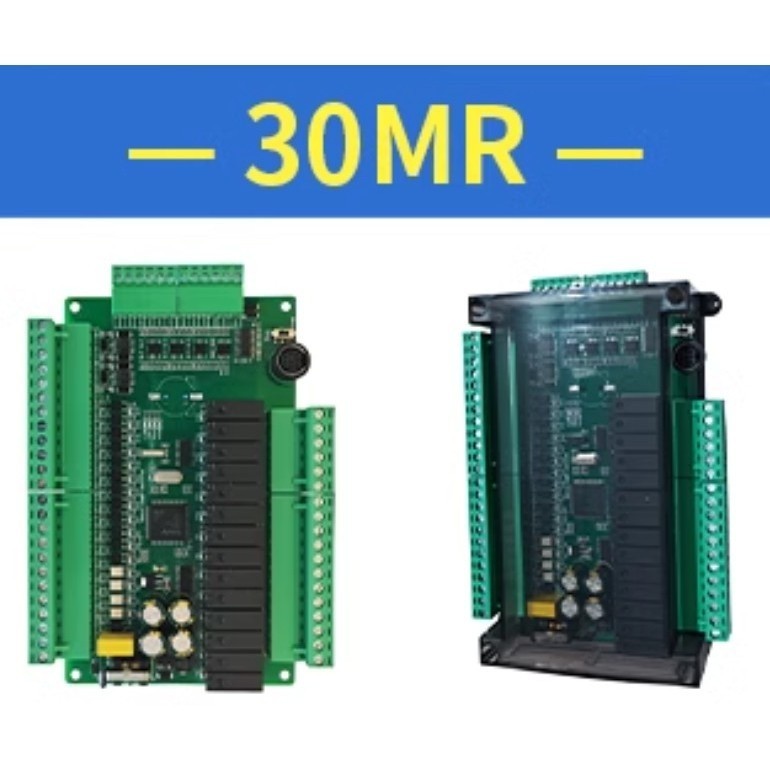 Bộ lập trình PLC LK3U FX3U 14 16 20 24 30 32MT 32MR 48 64 MT MR MRT AD2DA phát xung 4/8 TRỤC RTC ...