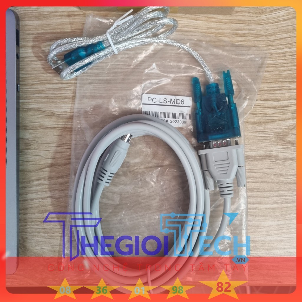 Cáp lập trình, nạp chương trình USB-LG-XGB - PC-LS-MD6 ghép RS232