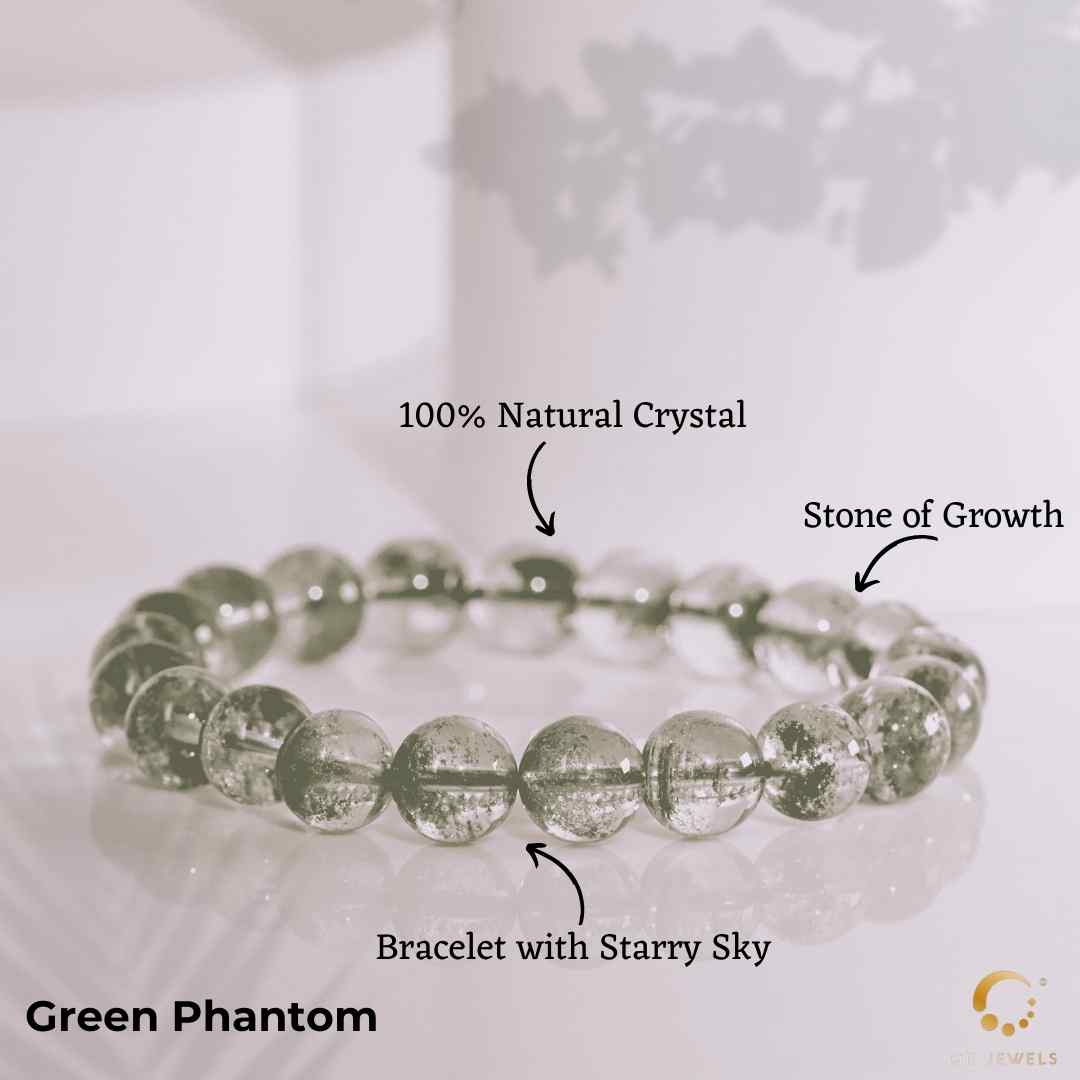 Green Phantom Bracelet with Starry Sky - Phantom Gemstones - GK Jewels ...