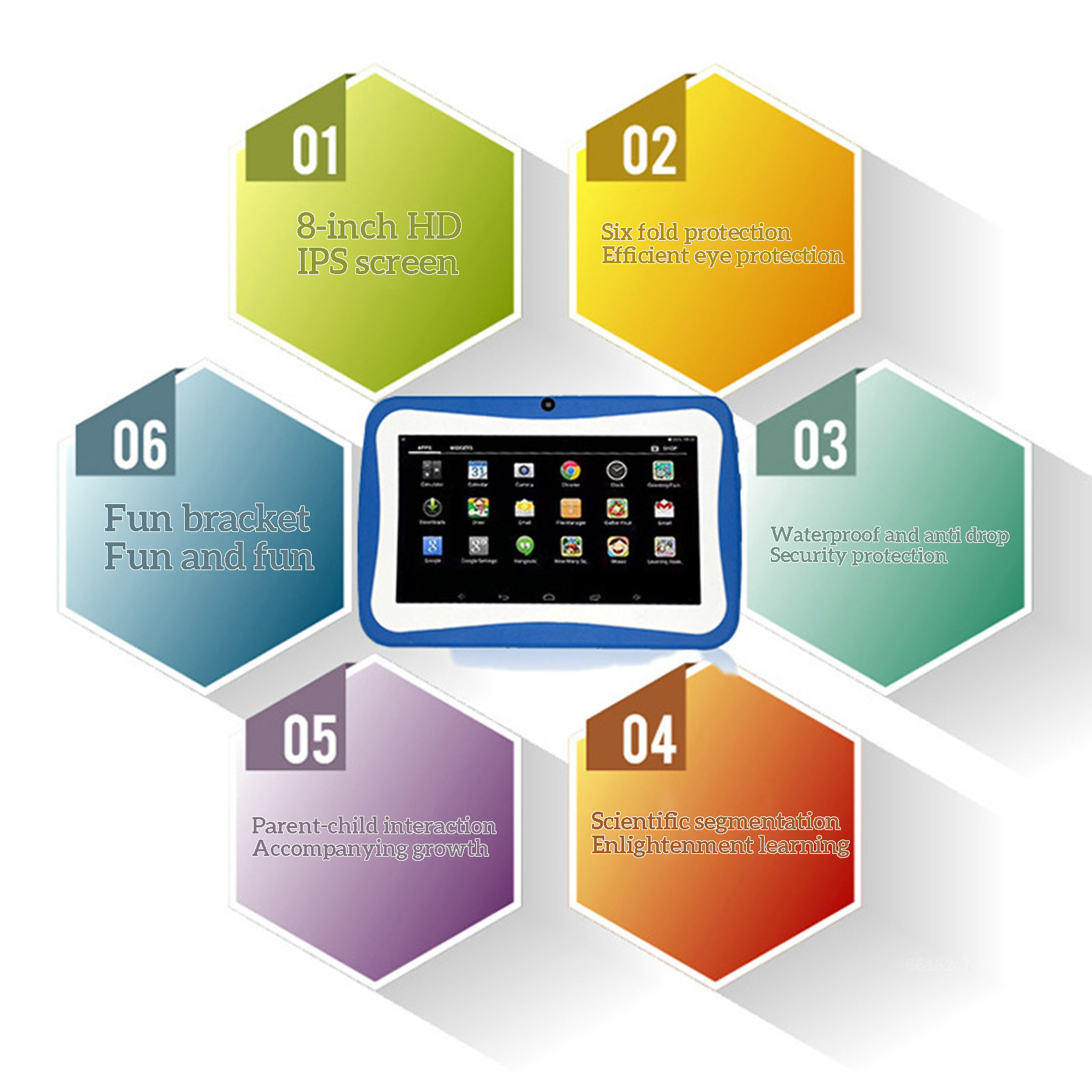 Kids Learning Tablet Long-Lasting Fun Full-Featured Kid-Safe Tablet ...
