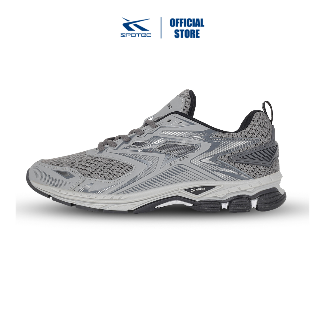 Spotec Running Atlas Sepatu Lari Pria Wanita - Abu Perak