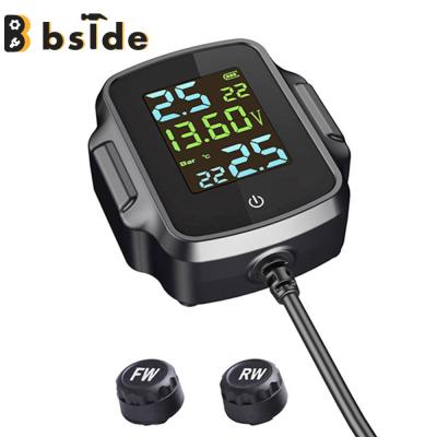Motorcycle TPMS Tire Pressure Monitoring System w/ QC 3.0 USB Fast Charger