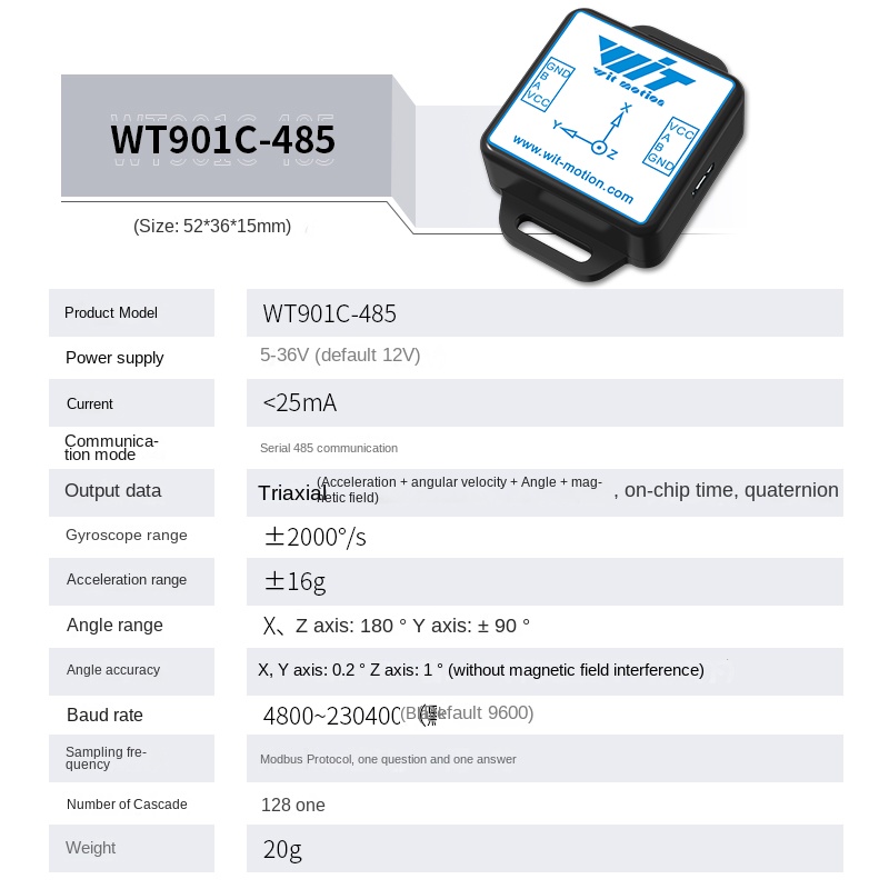 Bộ Điều Khiển Động Cơ Bước ZK-SMC01 42/57 - WT901C-485 | Tự Động Hóa ...