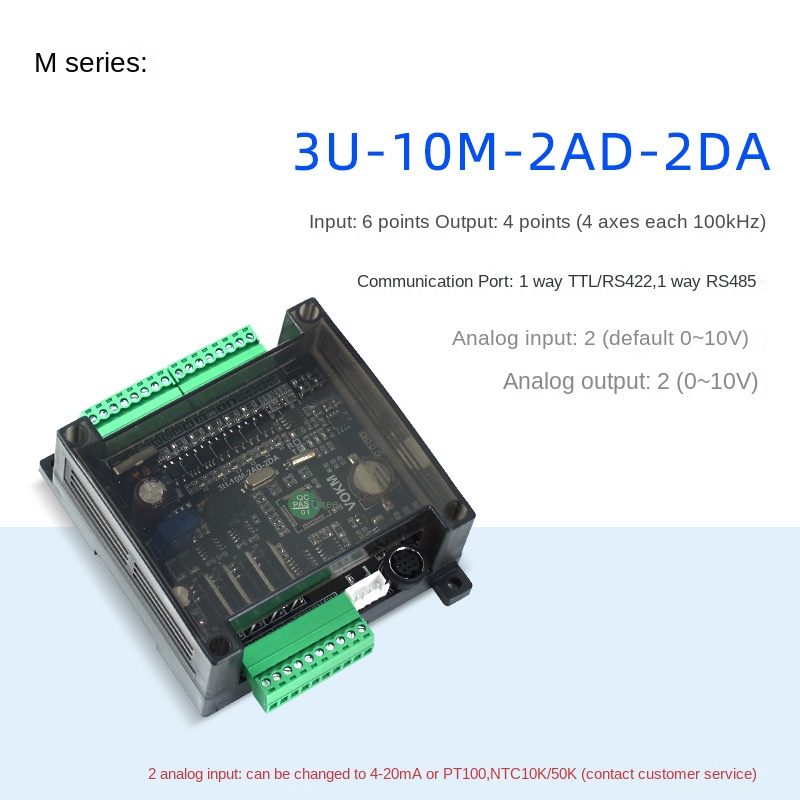 PLC YK FX3U-10MT 10m-2ad-2da hộp-Transistor | Thay Thế Mitsubishi FX3U ...