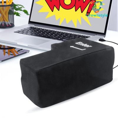 Huge Large Computer Enter Key PC USB Keyboard Vent Button Office Stress ...