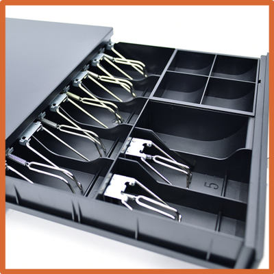 GigaGoods 7 Grid Banknotes 4 Grid Coins Cash Register POS Machine Money ...