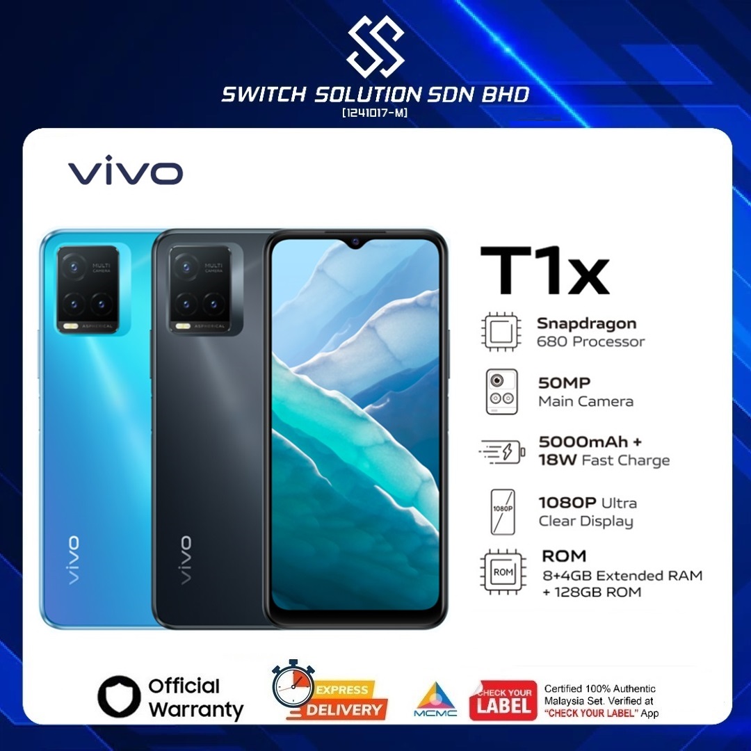 vivo T1x Price in Malaysia & Specs - RM710 | TechNave