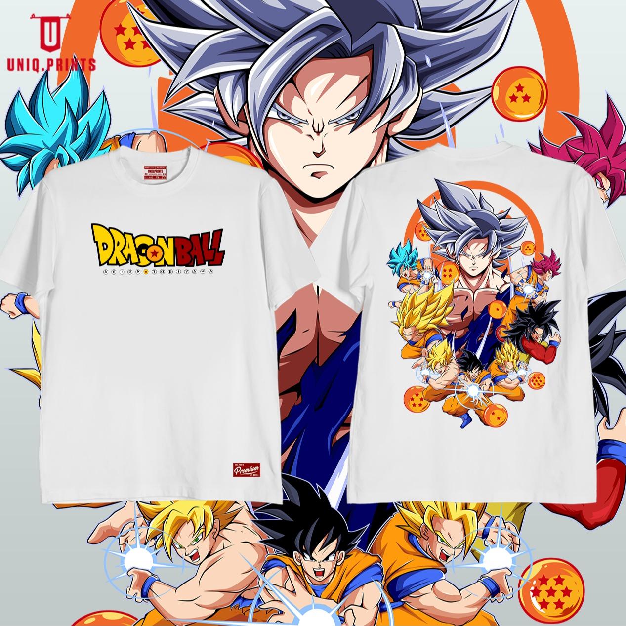 UNIQ.PRINTS DRAGON BALL GRAPHIC COTTON TSHIRT FOR MEN AND WOMEN