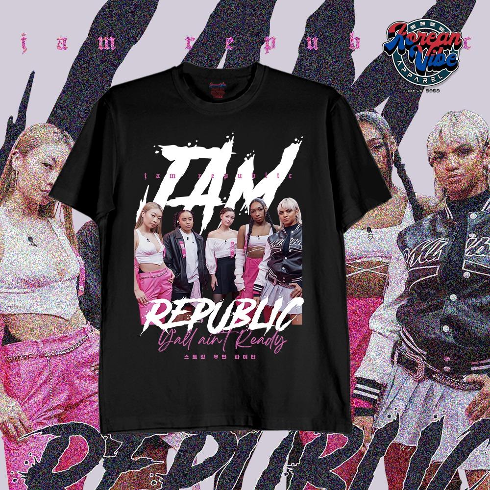 KOREAN VIBE APPAREL JAM REPUBLIC GRAPHIC COTTON TSHIRT FOR MEN AND WOMEN