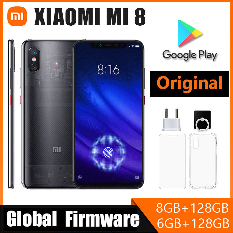 Used mobile phones Xiaomi Mi 8 Pro Xiaomi 8 Pro Smartphone 95% new Snapdragon 845 Android ...
