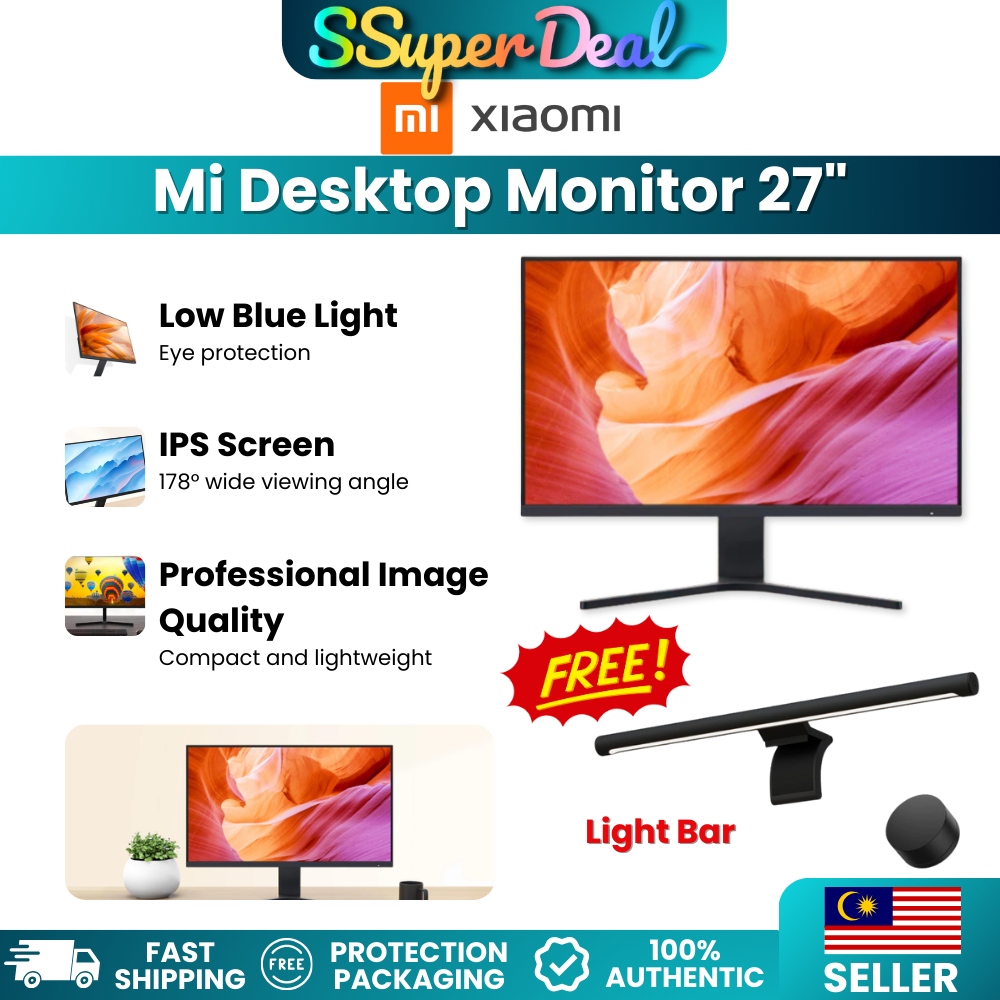 Real and effective Xiaomi Mi Desktop Monitor 27 inch 1080P FHD Display ...