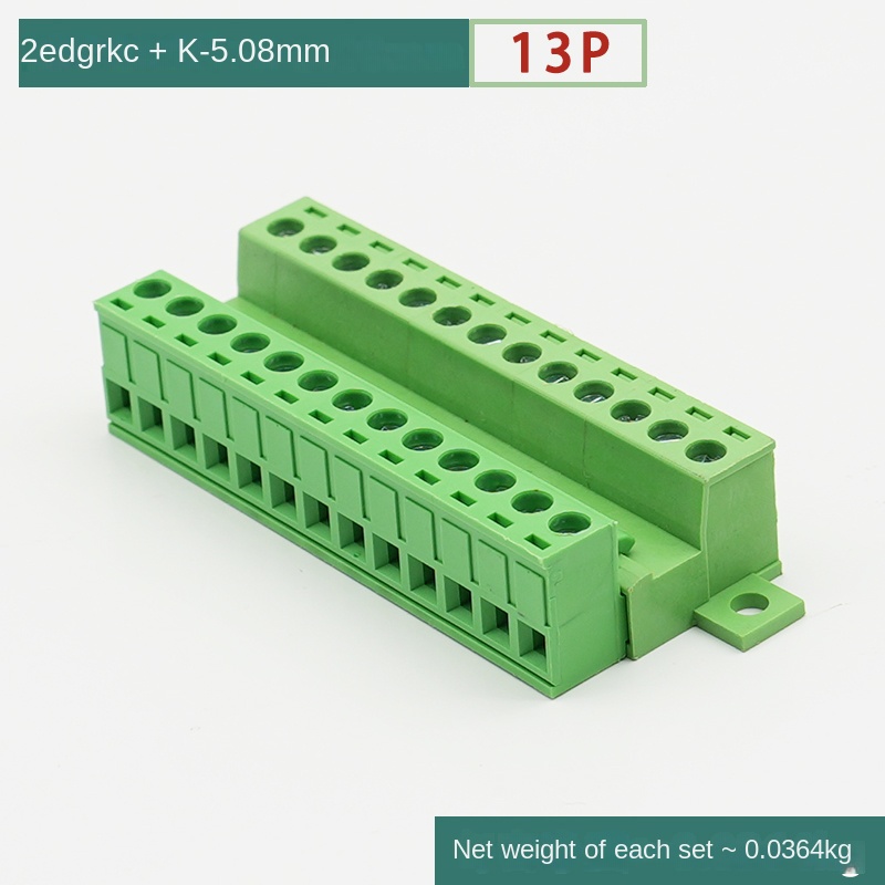 [2EDGRKC-5.08] Đầu Nối Dây Không Hàn 13R - Ổ Cắm Khóa Bảng Zhixing | 2 ...