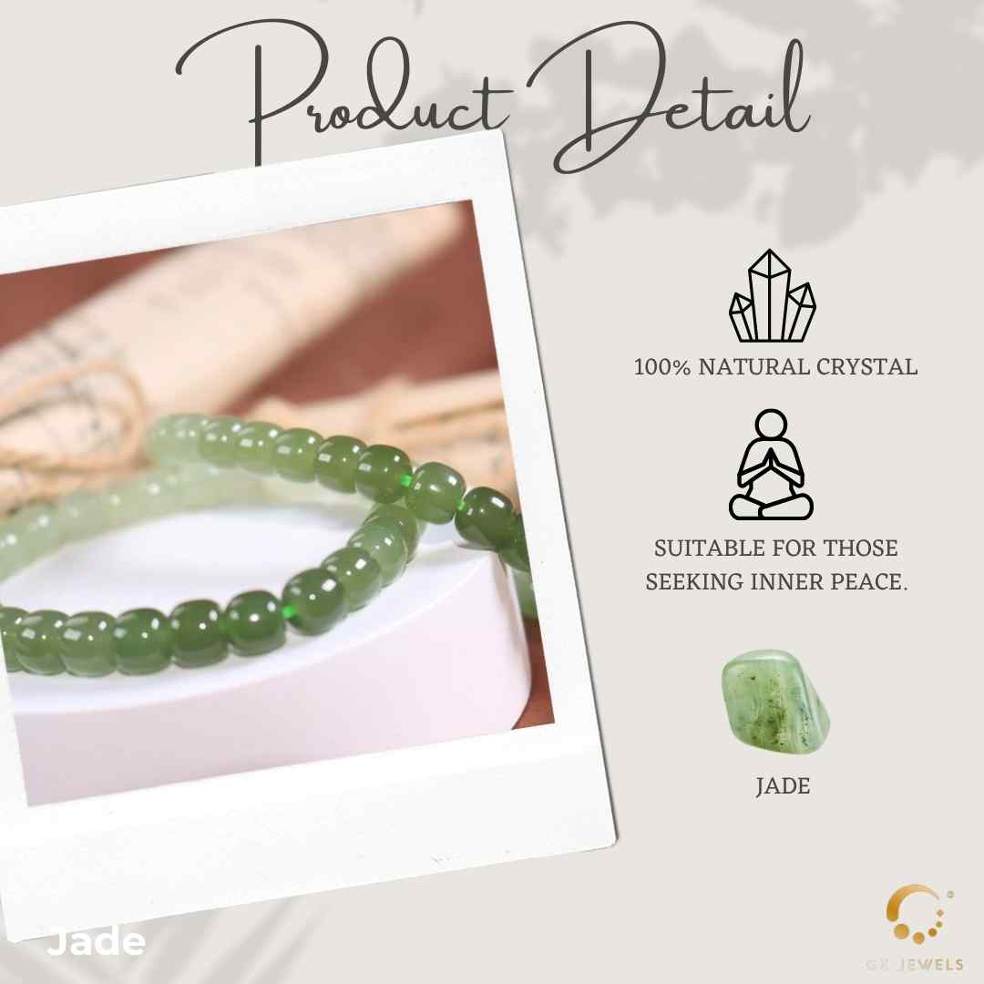 Jade Gradient Color Bracelet - Jade Gemstones - GK Jewels Official ...