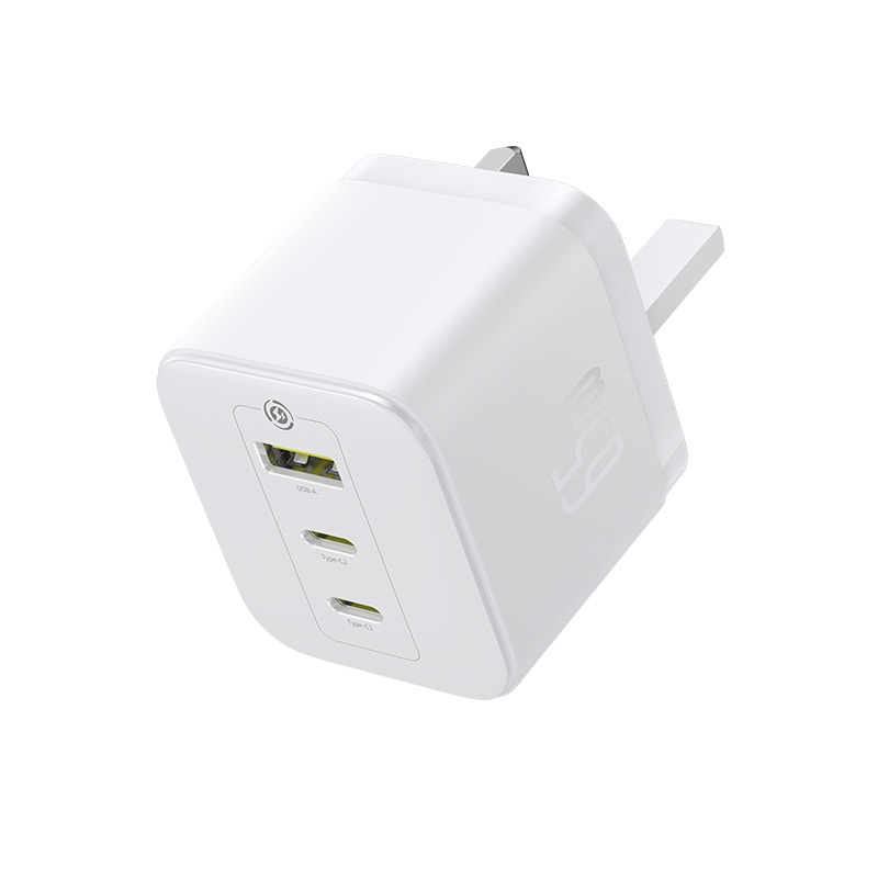 Baseus Palm Fast Charger 2C+U 65W UK PD Compact Three-Port Fast ...